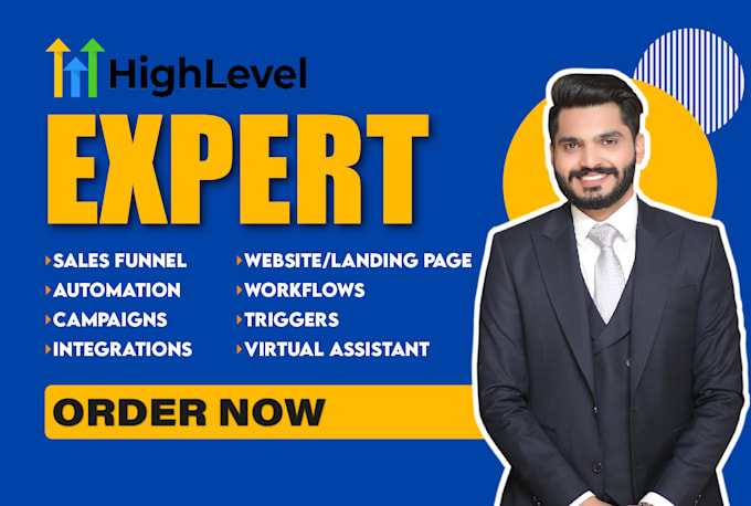 Setup gohighlevel website, rei reply, emails sms automation sales funnel expert by Davidmuse786 ...