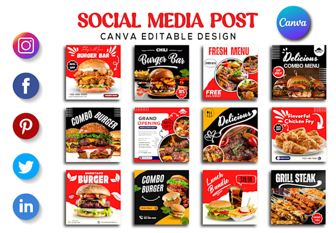 Design canva templates , social media posts for your brand by ...