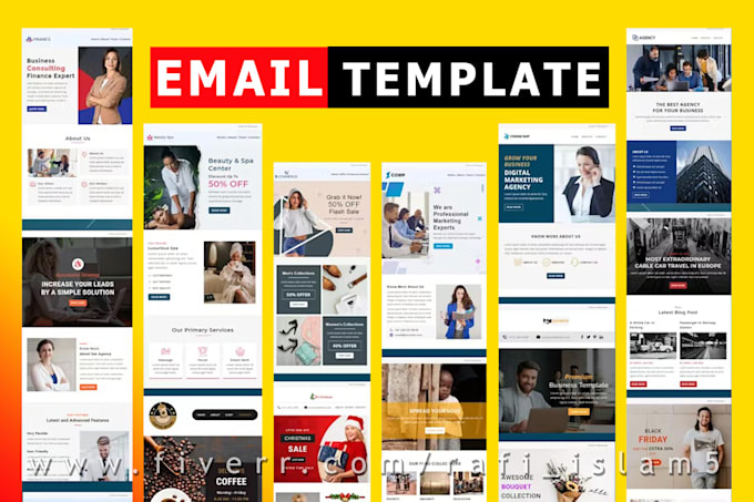 Design responsive email template newsletter by Rafi_islam5 | Fiverr