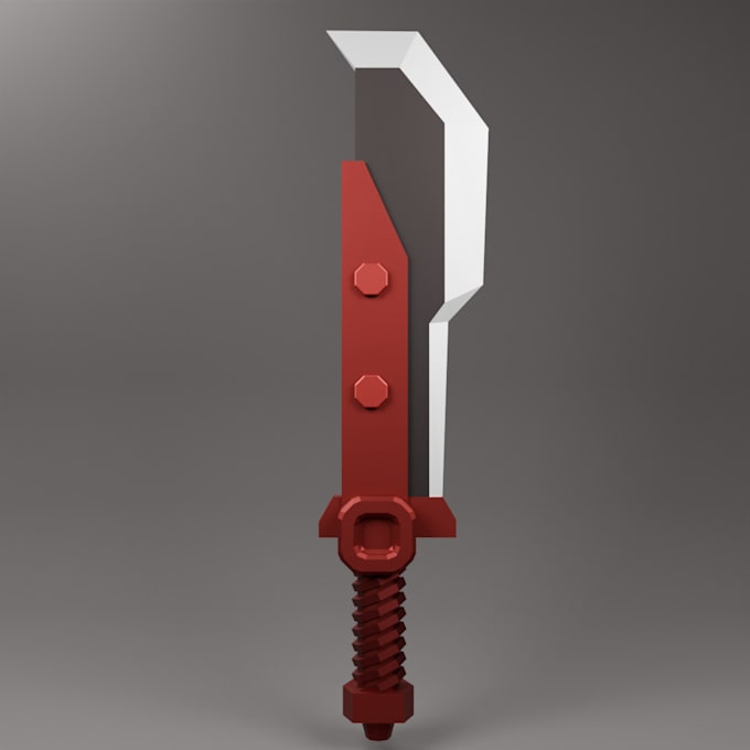 Create 3d weapons sword, axe, spear and other for you by Crimsonwitcher ...