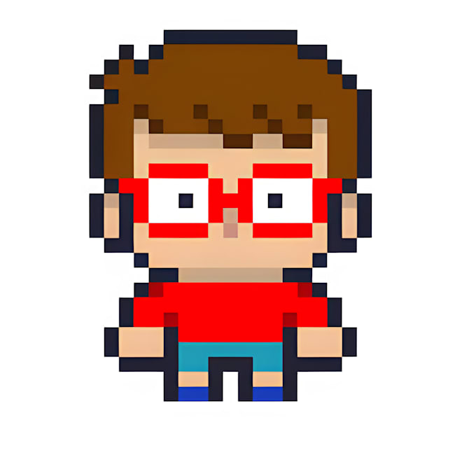 Transform you into an 8bit character by Drawinkk | Fiverr