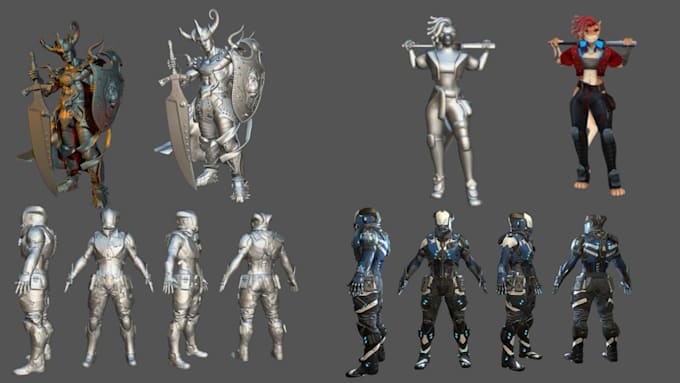 Do custom 3d avatar, pvp system, dps, props and emotes for vrchat ...