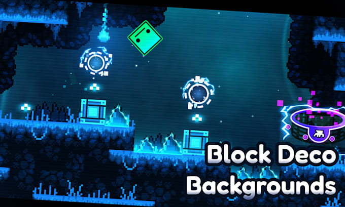 Create geometry dash deco for you by Diamondbling97 | Fiverr
