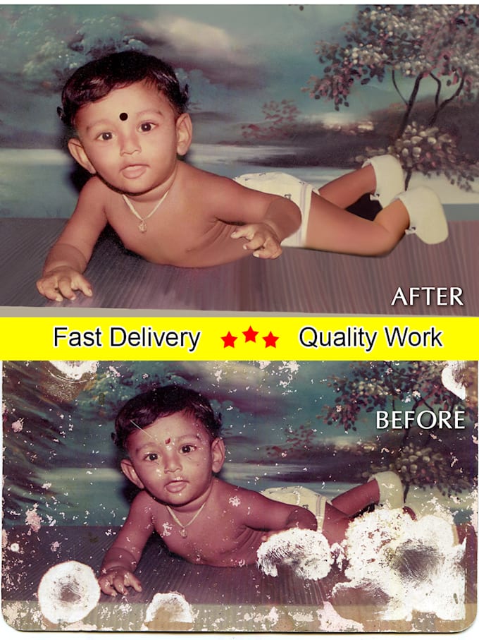 Restore old photos, fix and colorize, old photo restoration by ...