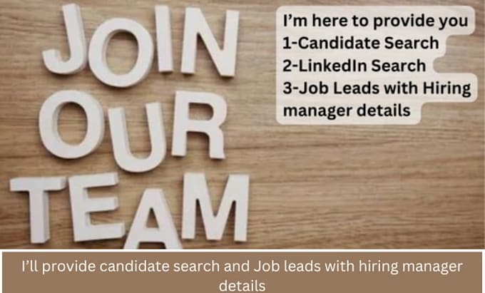 Provide suitable cvs and job leads for recruiters by Khaleel_cv | Fiverr