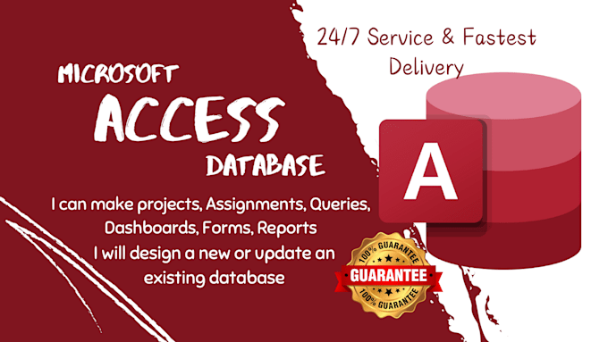 Do your microsoft access database assignment project tasks by Usman_ltd | Fiverr