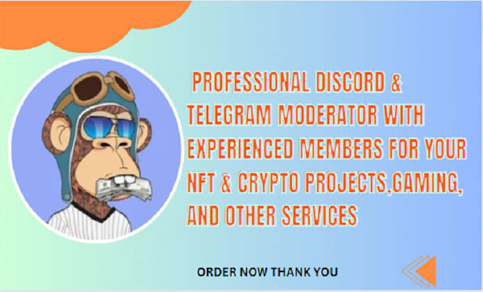 Be your discord server mod, admin, chatter, hype, telegram mod on ...