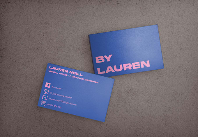 Create a professional business card by Laurenneill1 | Fiverr