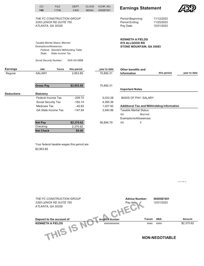 Create and prepare paystub, pay stub, check stubs, 1099, w2 by ...