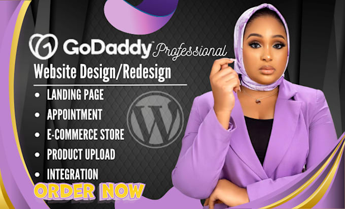 Create godaddy website with godaddy website or wordpress by Lois_dave ...