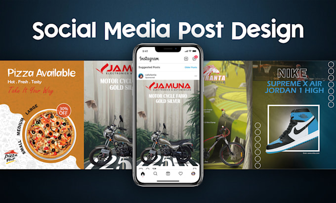 Design advertisement social media posters by Sagorkhanx | Fiverr