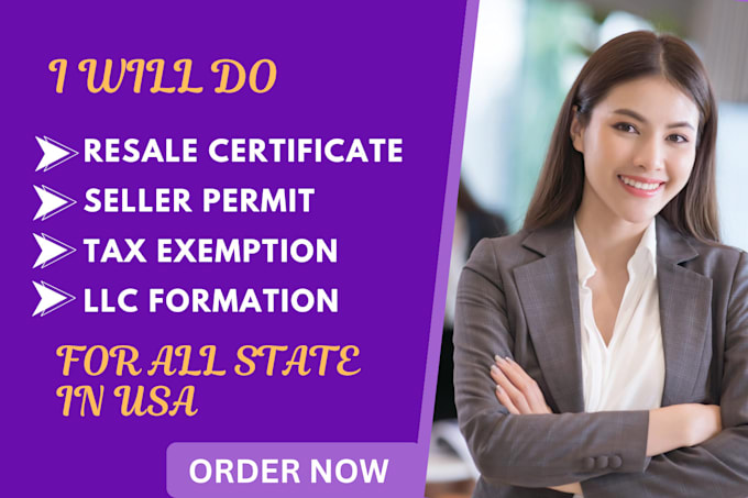 Do llc formation, llc dissolvation, resale certificate, seller permit, ein by Caseyrosarioo | Fiverr