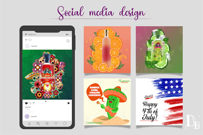 Design creative social media posts for your social media by ...