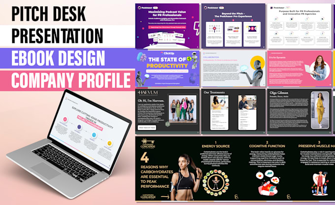 Do pdf presentation design pitch desk design google slides by ...