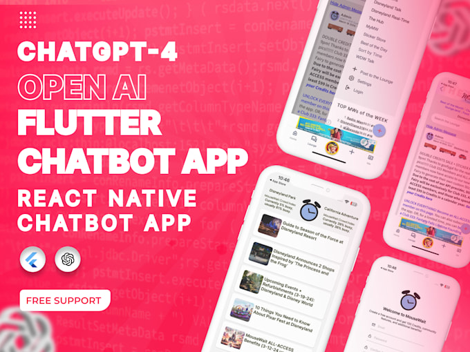 Develop custom ai, chatgpt, open ai, and chatbot mobile apps by Techloset | Fiverr