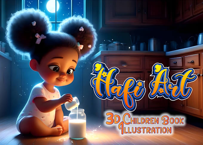 Design children book illustration and cover children story book ...