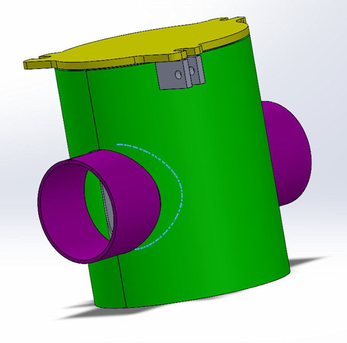 Design solid work sheetmetal and autocad parts and make laser cutting ...