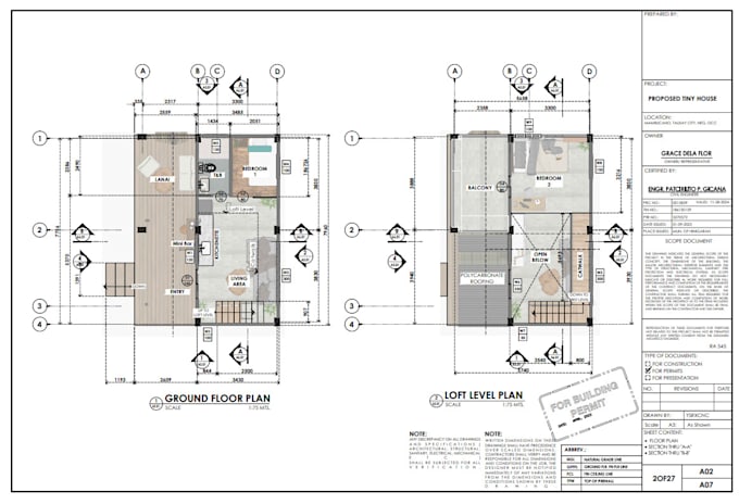 Draw your blueprints in autocad from hand drawn drawings by ...
