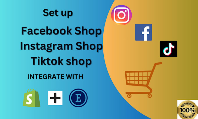 Setup complete facebook shop, tiktok shop and instagram shop by ...