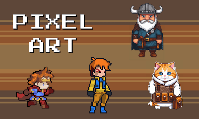 Create pixel art character sprite by Rirastudios | Fiverr