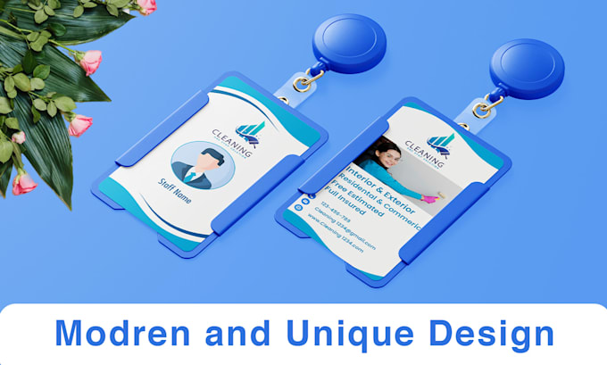 Do modern id cards employee id cards id badges lanyard id card by ...
