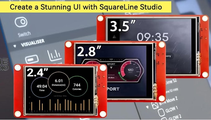 Do a custom esp32 ui design using lvgl library by Aymen29 | Fiverr