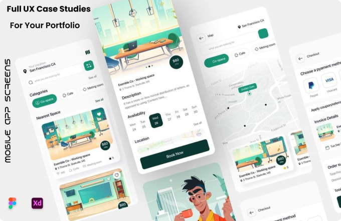 Create ux case studies, design mobile apps, figma design for your ... Create ux case studies, design mobile apps, figma design for your ...