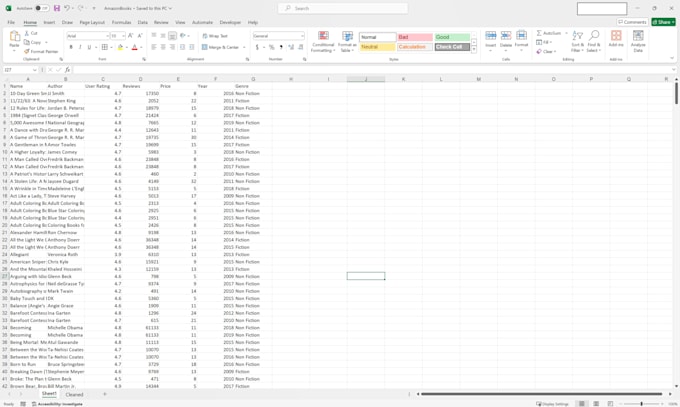 Clean, organize, merge, and format excel files by Chustine | Fiverr