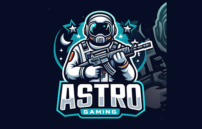 Design super astro gaming mascot logo with satisfaction guaranteed by ...