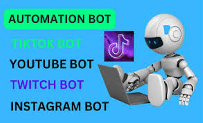 Create youtube tiktok instagram bot for you by Yadebo | Fiverr