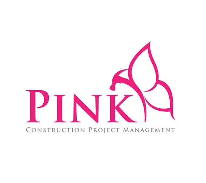 Design shining wonderful pink construction logo by Levi_wellish | Fiverr