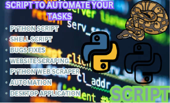 Do Python Script Coding Python Javascript Automated Tasks Bot Programming Script By Sualreel 0475