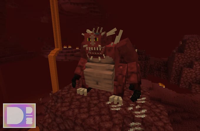 Make a minecraft blockbench entity with textures included by ...