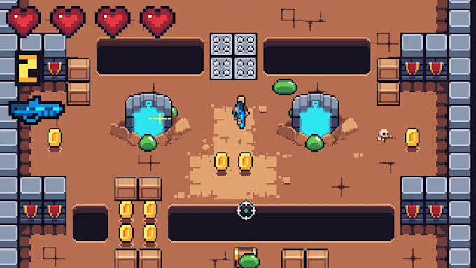 Make 2d Platformer Top Down Or Side Scrolling Game In Unity By Maxu