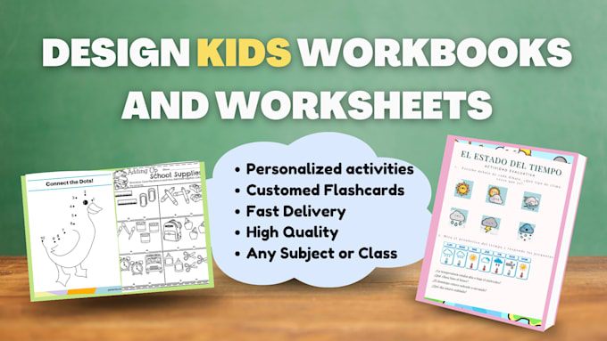 Create amazing kids workbooks and worksheets by Edgemstudios | Fiverr
