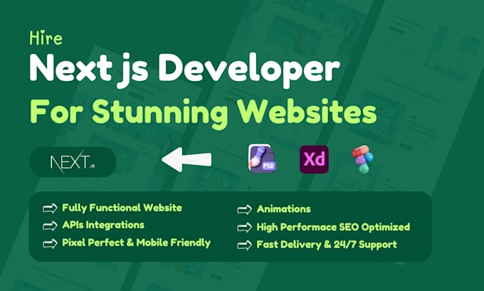 Convert figma to next js website, hire react, nextjs developer by Usman3406 | Fiverr