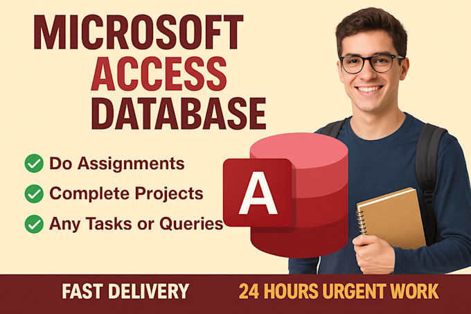 Do your microsoft access job, project, task and assignments by Altaf_tech02 | Fiverr