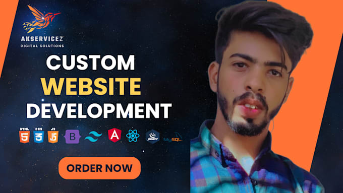 Do website development and backend, frontend website design by Akservicez | Fiverr