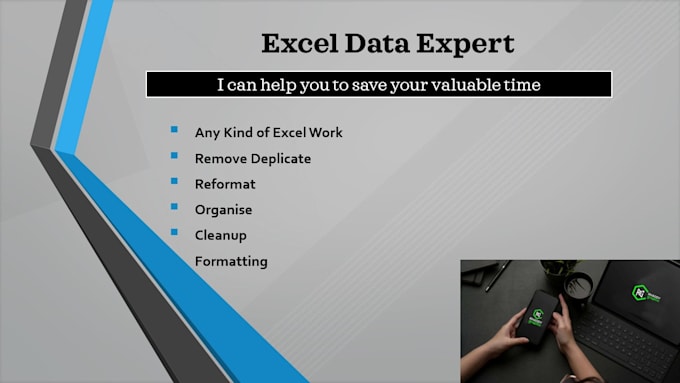 Do ms excel or data cleaning ,formatting ,organise ,remove duplicate ...
