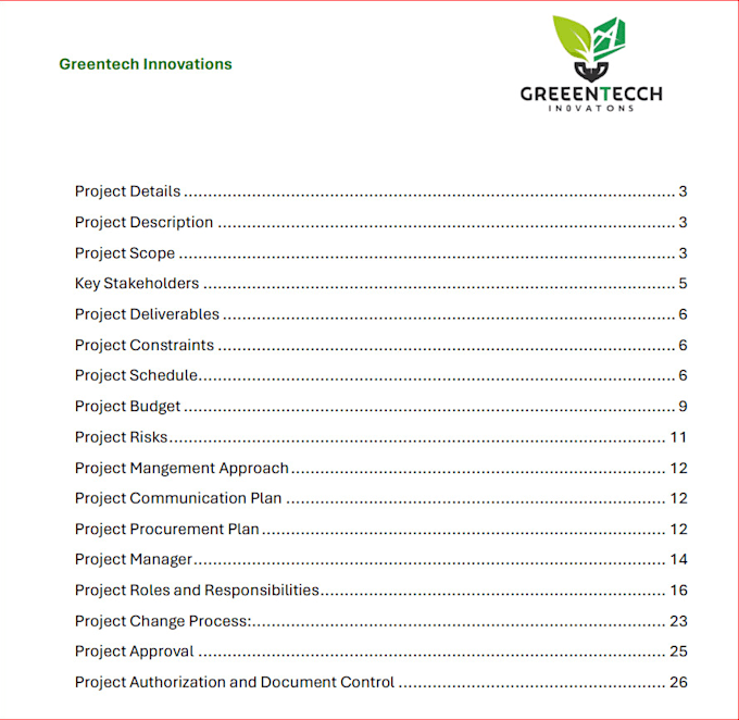 Create your project management documents by Messa2022 | Fiverr