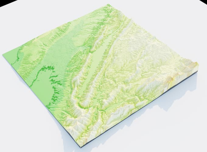 Create 3d topographic map, spatial analysis using arcgis, qgis and ...