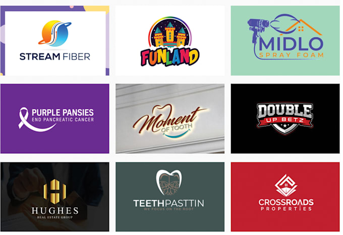 Design eye catching logo for your modern brand by Jeffyoo459 | Fiverr