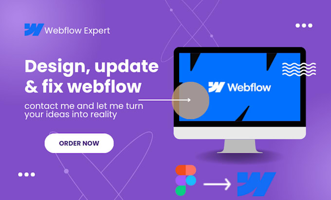 Design redesign fix, update, and convert your figma design to webflow by Dimejiflowfx | Fiverr