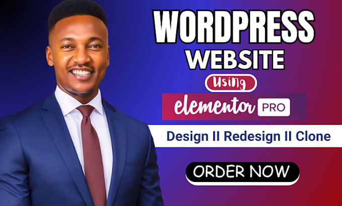 Design, redesign or revamp wordpress website with elementor or ...