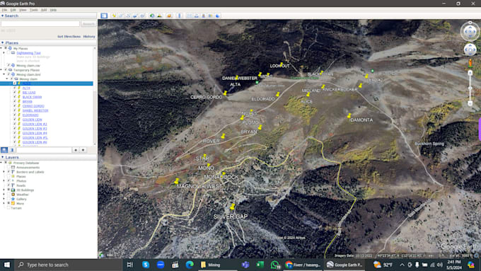 Create gis maps using arcgis, google earth, and qgis for research ...
