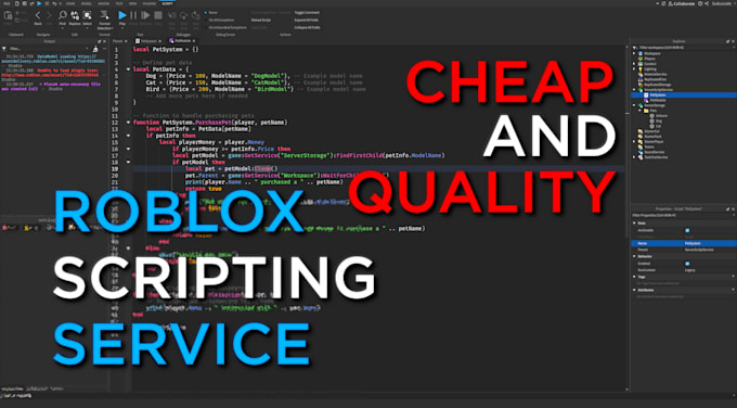 Script your roblox game by Bubucode | Fiverr
