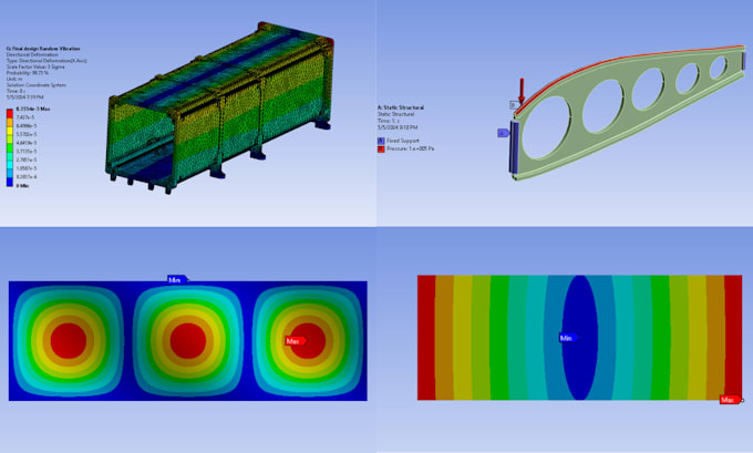 Do fem, fea analysis using ansys by Devkota_01 | Fiverr