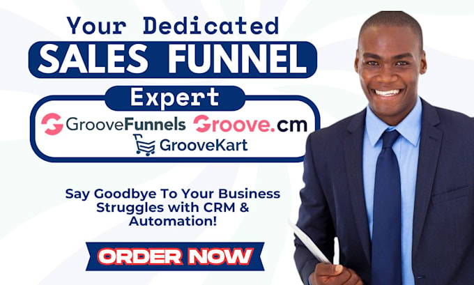 Setup groove kart groove cm email automation groove funnel landing page ...