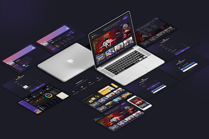 Design captivating interfaces with creative flair by Radyelkasas | Fiverr