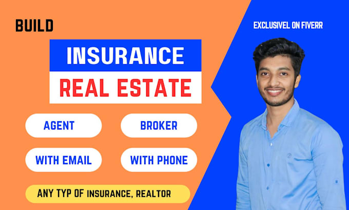 Do insurance agent, realtor, real estate agent, or broker contact list ...